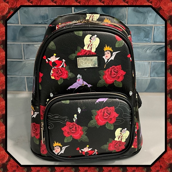 Disney | Bags | Disney Storybook Villains Cruella Ursula Evil Queen ...